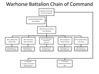 PPT - Warhorse Battalion Chain of Command PowerPoint Presentation, free ...