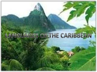 PPT - LANGUAGES OF THE CARIBBEAN PowerPoint Presentation, free download ...