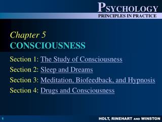 PPT - Chapter 5 CONSCIOUSNESS PowerPoint Presentation, free download ...