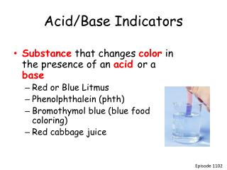 PPT - Acid/Base Indicators PowerPoint Presentation, free download - ID ...