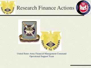 PPT - United States Army Financial Management Command Operational ...