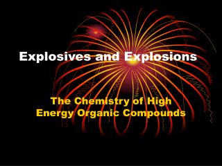 PPT - Explosives and Explosions PowerPoint Presentation, free download ...