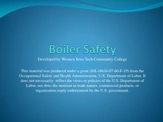 PPT - Boiler Safety PowerPoint Presentation - ID:4443702