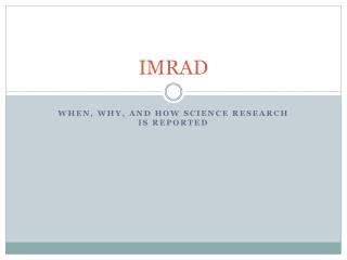 PPT - RESEARCH POSTER TEMPLATE: IMRAD FORMAT PowerPoint Presentation ...
