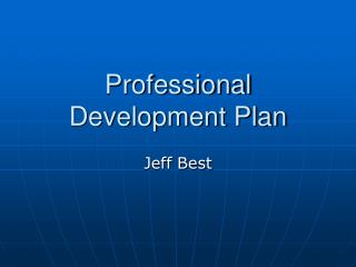 PPT - Professional Development Plan PowerPoint Presentation, free ...