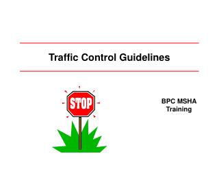 PPT - Traffic Control Guidelines PowerPoint Presentation, free download ...