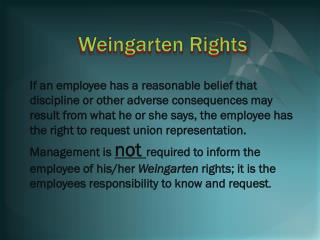 PPT - Weingarten Rights PowerPoint Presentation, free download - ID:3032744