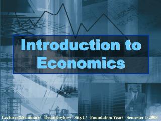 PPT - Introduction to Economics PowerPoint Presentation, free download ...