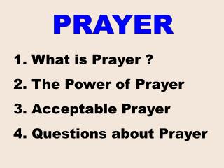 PPT - PRAYER PowerPoint Presentation, free download - ID:3059449