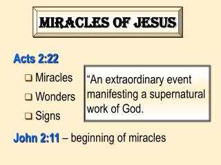 PPT - Miracles of Jesus PowerPoint Presentation, free download - ID:3070920
