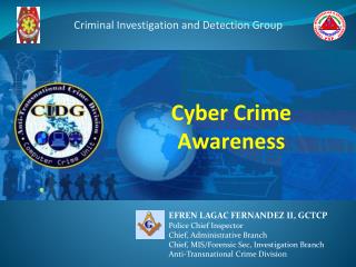 PPT - Cyber Crime Awareness PowerPoint Presentation, free download - ID ...