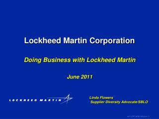 PPT - Lockheed Martin Corporation PowerPoint Presentation, free ...