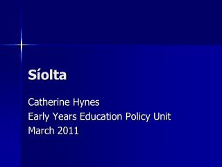 PPT - Síolta PowerPoint Presentation, free download - ID:3113678