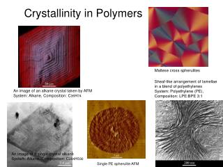PPT - Crystallinity in Polymers PowerPoint Presentation, free download ...