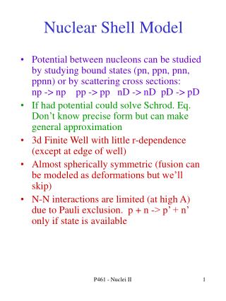 PPT - Nuclear Shell Model PowerPoint Presentation, free download - ID ...