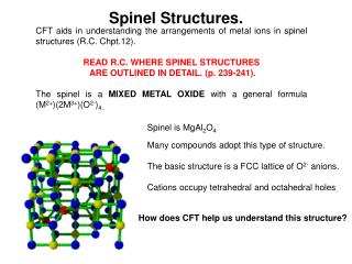 PPT - Spinel Structures. PowerPoint Presentation, free download - ID ...
