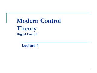 PPT - Theory of CONCERTIVE CONTROL PowerPoint Presentation - ID:306248