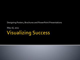 PPT - Visualizing Success PowerPoint Presentation, free download - ID ...