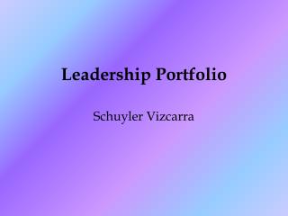 PPT - Leadership Portfolio PowerPoint Presentation, free download - ID ...