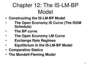 PPT - Chapter 12: The IS-LM-BP Model PowerPoint Presentation, free ...