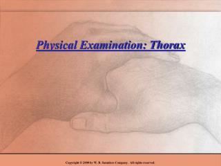 PPT - Physical Examination: Thorax PowerPoint Presentation - ID:3214444