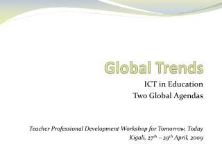 PPT - Global Trends PowerPoint Presentation, free download - ID:3306327