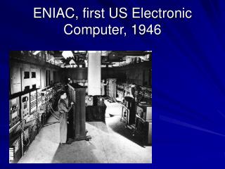 Eniac 1 Computer 1946