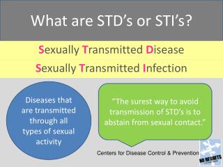 PPT - What are STD’s or STI’s? PowerPoint Presentation, free download ...