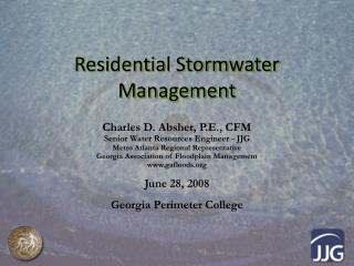 PPT - Residential Stormwater Management PowerPoint Presentation, free ...