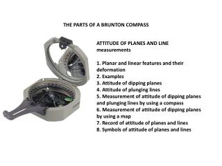 PPT - THE PARTS OF A BRUNTON COMPASS PowerPoint Presentation, free ...