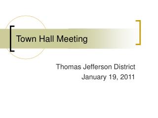 PPT - Town Hall Meeting PowerPoint Presentation, free download - ID:3389507