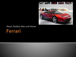 PPT - Ferrari PowerPoint Presentation, free download - ID:3434733