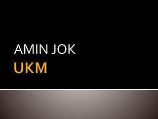 PPT - UKM PowerPoint Presentation, free download - ID:3449273