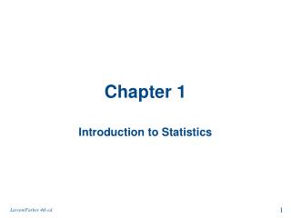 PPT - Chapter 1 PowerPoint Presentation, free download - ID:345321