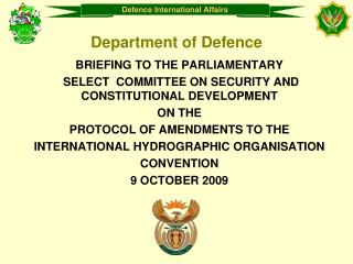 PPT - Department of Defence PowerPoint Presentation, free download - ID ...