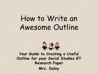 PPT - How to Write an Awesome Outline PowerPoint Presentation, free ...