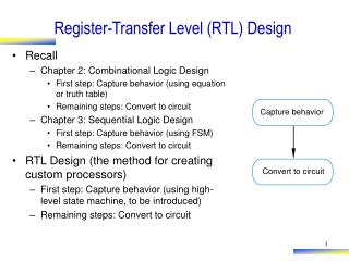 PPT - Register-Transfer Level (RTL) Design PowerPoint Presentation ...