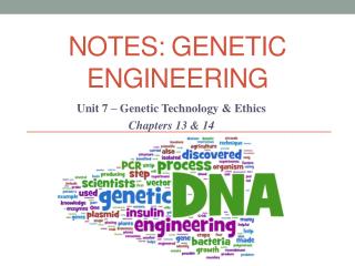 PPT - NOTES: Genetic engineering PowerPoint Presentation, free download ...