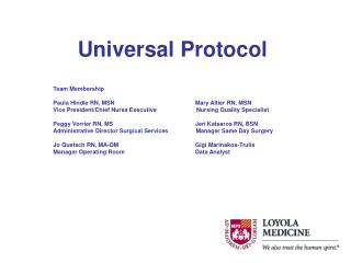 PPT - Universal Protocol PowerPoint Presentation, free download - ID:355697