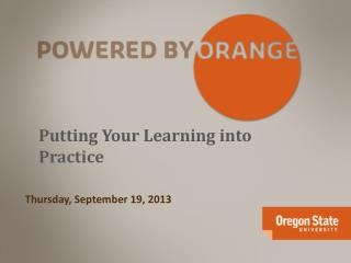 PPT - Putting Your Learning into Practice PowerPoint Presentation, free ...