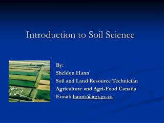 PPT - Introduction to Soil Science PowerPoint Presentation, free ...