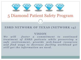 PPT - 5 Diamond Patient Safety Program PowerPoint Presentation, free ...
