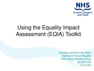 PPT - Using the Equality Impact Assessment (EQIA) Toolkit PowerPoint ...