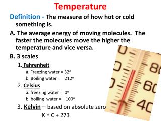 PPT - Temperature PowerPoint Presentation, free download - ID:3736268