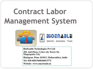 PPT - Contract Labor Management System PowerPoint Presentation, free ...