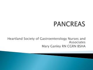 PPT - PANCREAS PowerPoint Presentation, free download - ID:3777910