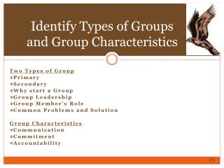 PPT - Identify Types of Groups and Group Characteristics PowerPoint ...