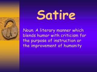 PPT - Satire PowerPoint Presentation, free download - ID:383052