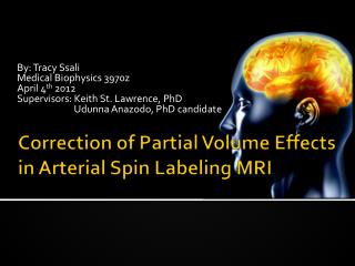 PPT - Correction of Partial Volume Effects in Arterial Spin Labeling ...