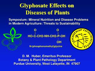 PPT - Glyphosate Effects on Diseases of Plants PowerPoint Presentation ...